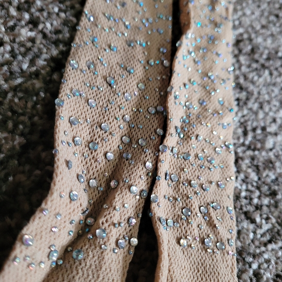 Boutique Glam | Intimates & Sleepwear | Rhinestone Stocking Tights Xxs ...